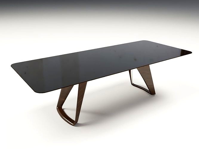 Preston Dining Table 3d model