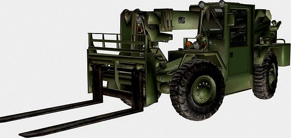Atlas II All-Terrain Forklift 3d model