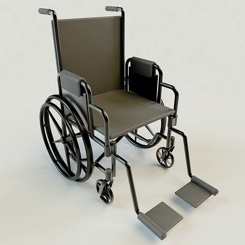 Simplistic Wheelchair 3d model