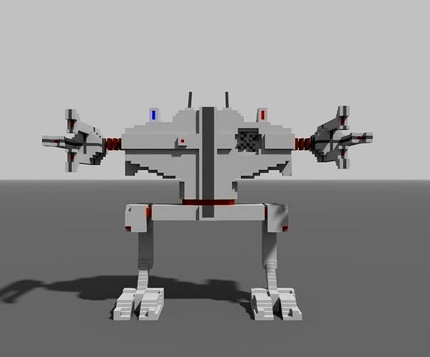 Mech Fury 3d model