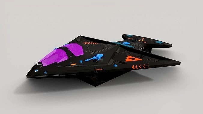 StarCom Shadowbat 3d model