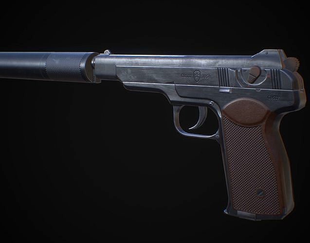 APB - APS Stechkin automatic pistol 3d model