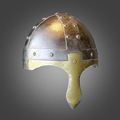 Medieval Iron Helmet 3d model