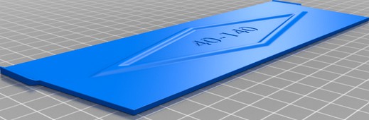 Storage Bin Divider (Akro-Mils) 3d model