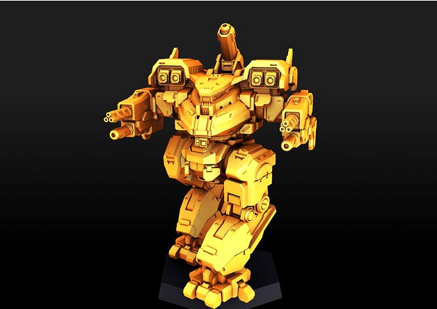 Bull Shark BSK-MAZ - Battletech HBS style Mech 3d model