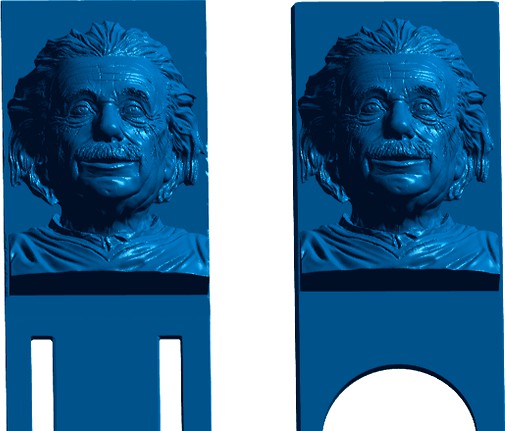Einstein Bookmarks (2 Styles) 3d model