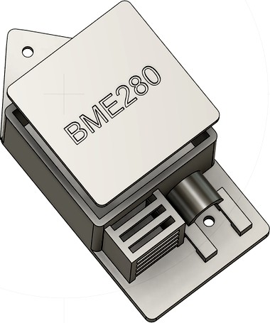 case for WLAN temperature sensor with Wemos D1 Mini and BME280 3d model