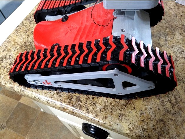 RC Tank Track - Fully Printable Joint - Version 2 3d model