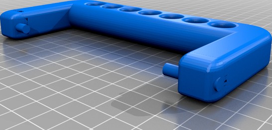 Handle for Instrument Case 3d model