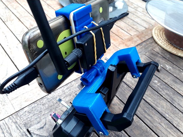 FlySky FS-i6 FPV GoPro mount/holder 3d model