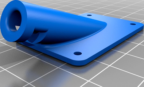 Zenith CH750 CruZer - Trim Cable Fairing 3d model