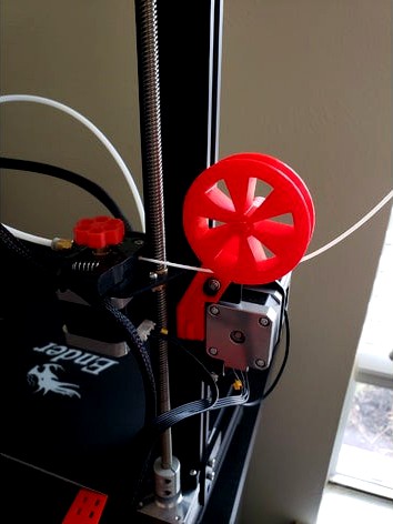 Ender3 Filament Guide (Roller) 3d model