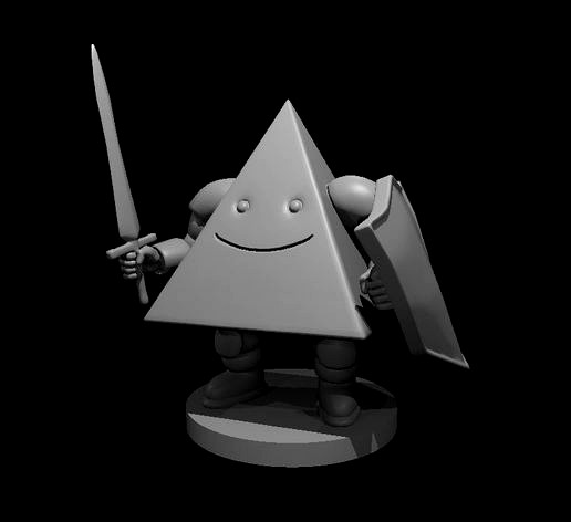D4 knight 3d model