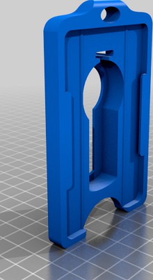 RSA Token + ID Card Holder (Single) 3d model