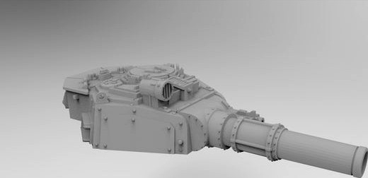 Interstellar Army Tank Turret Add-On - Ryza Pattern Battlecannon 3d model