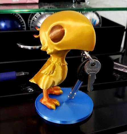 Final Fantasy Baby Chocobo with Magnetic Beak 3d model