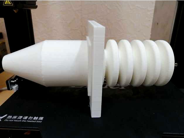 high voltage insulator 3d model