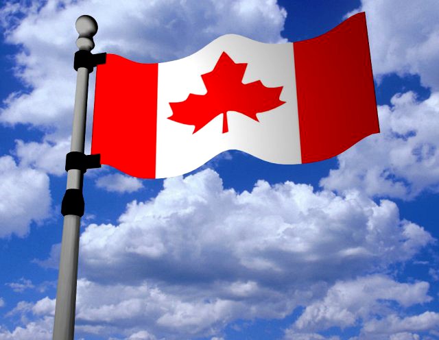 Download free Canadian Flag 3D Model