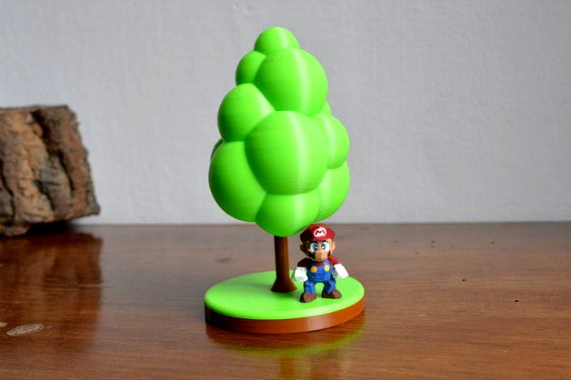 Super Mario 64 Tree 3d model