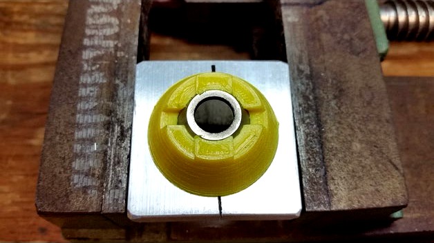 Silencer 60 degree cone baffle DHC clipping jig 3d model