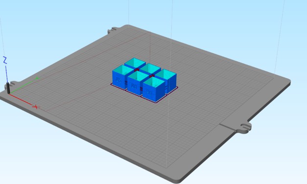 EXTRUSION MULTIPLIER TEST CUBES 3d model