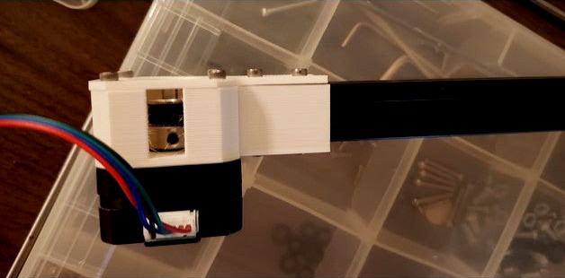 NEMA 17 Stepper motor end mount for 2020 Extrusion 3d model