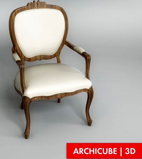 Classic Chair 004 3D Model