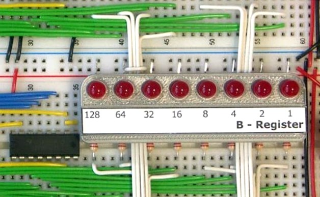 Breadboard LED Label 3d model