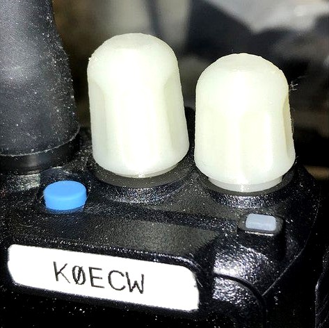 Anytone HT knobs with balls 3d model