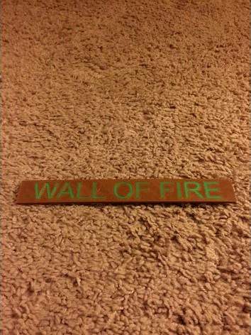 Wall of Fire Area Effect D&D 3d model