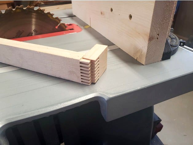 Finger Joint Jig 3d model