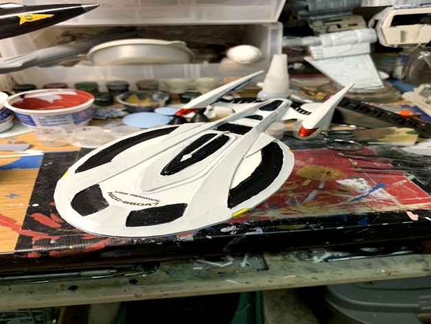 Regent Class Starship - USS Renown 3d model