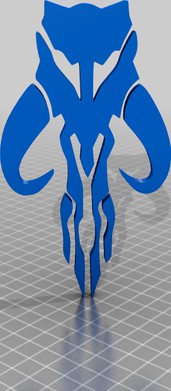Mandalorian Mythosaur Skull Symbol 1 3d model