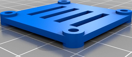 Flight Controller / ESC mounting plate - stack 30x30 3d model