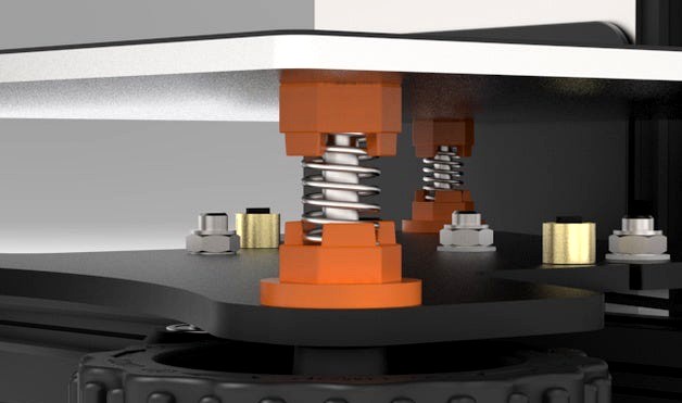 Ender 3 (Pro) Spring Guides 3d model