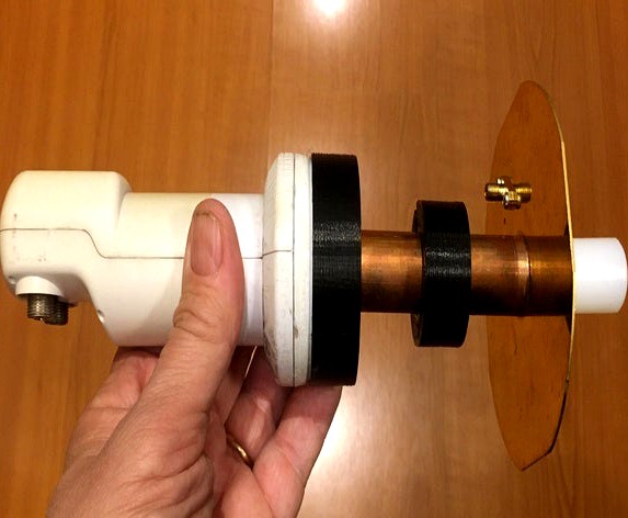 Poty antenna adapter for Octagon LNB 3d model