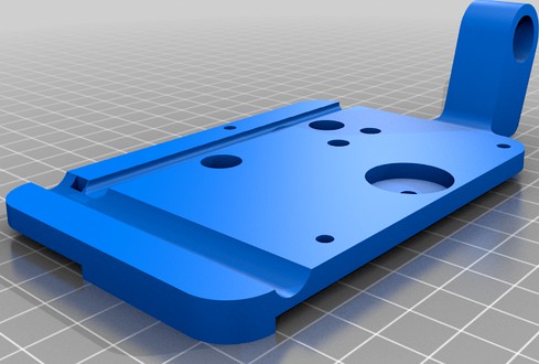 Hemera Ender 3 Mount with TH3D EZABL Mount model