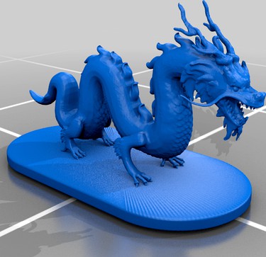 Chinese Dragon Miniature 3d model