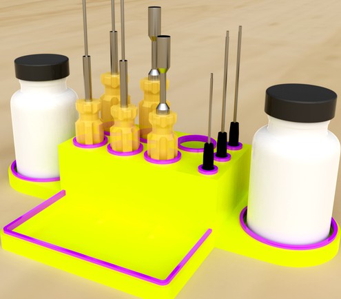 Minimal MIP Tool Holder 3d model