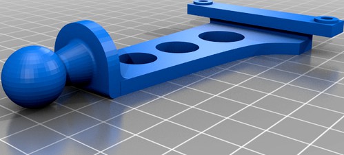 Anycubic I3 Mega Z-Axis Raspberry Camera Arm 3d model