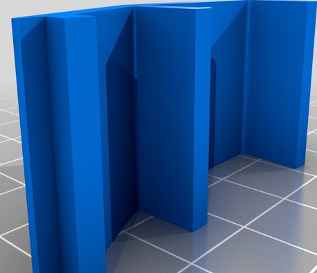 UPVC Door riser 3d model