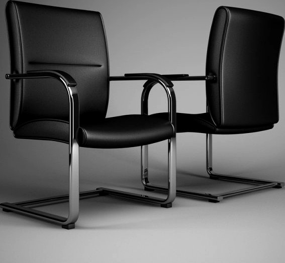 CGAxis Office Chair 55 3D Model