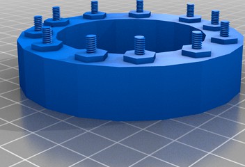 BOLTED FLANGE 3d model