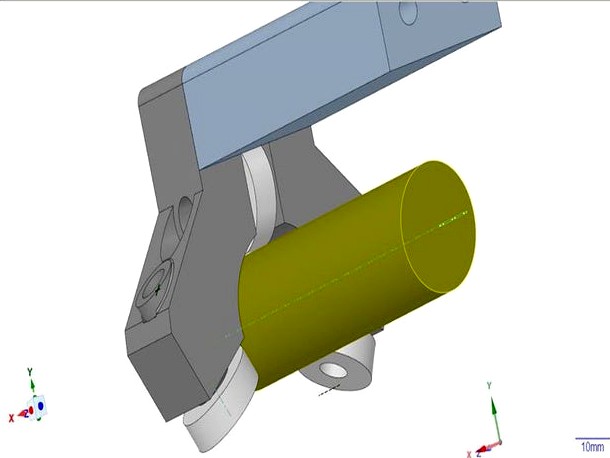 1 inch printed linear guide 3d model