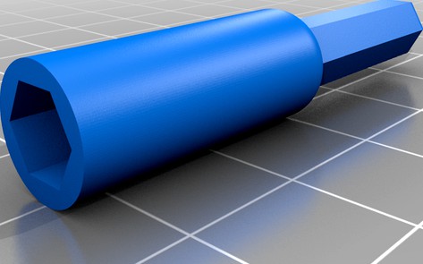 Wiha slimBit to Bit adapter 3d model