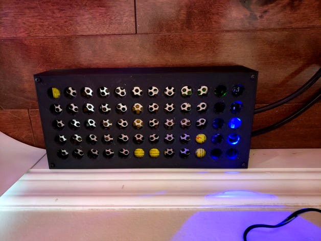 Addressable Christmas Light Control Box for NodeMCU/PSU 3d model