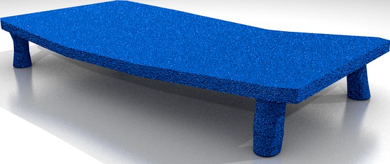 DnD Tavern Long Table DnD scale 3d model