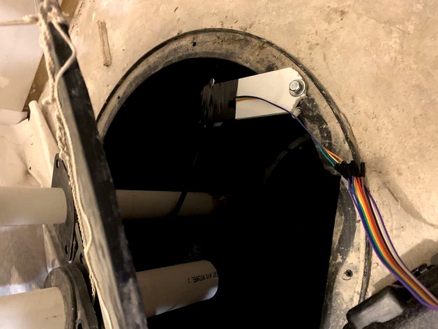 Sump Pump HC-SR04 Ultrasonic Sensor Bracket 3d model