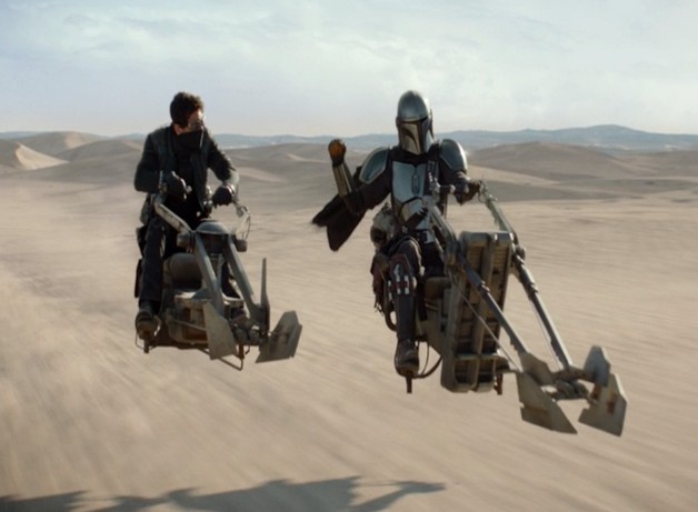 Star Wars The Mandalorian swoop bike Zephyr G seen during Tatooine ...