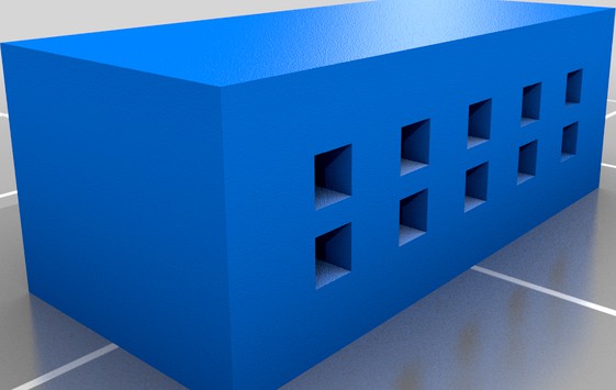 Male pin header cover 3d model